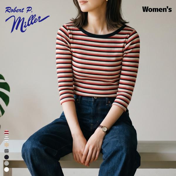 【商品説明】820C Panel-rib Boatneck Teeミラーの定番パネルリブ編みの七分袖Tシャツです。着こむほどに体に馴染む着心地の良さは、アウターとしてもインナーとしても使い勝手の良いアイテムで、今も多くの人に愛用され続けてい...