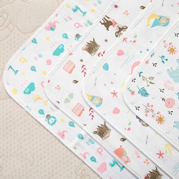 ■ 品名：ベビーマット■ 素材：正面：綿100% 中間層: TPU 裏側: バンブーファイバー80%■ カラー：全4色■ サイズ：56*100cm■ 季節：春 夏 秋 冬eiikobig の検索キーワード：ベビー おむつ替えシート おむつ替...