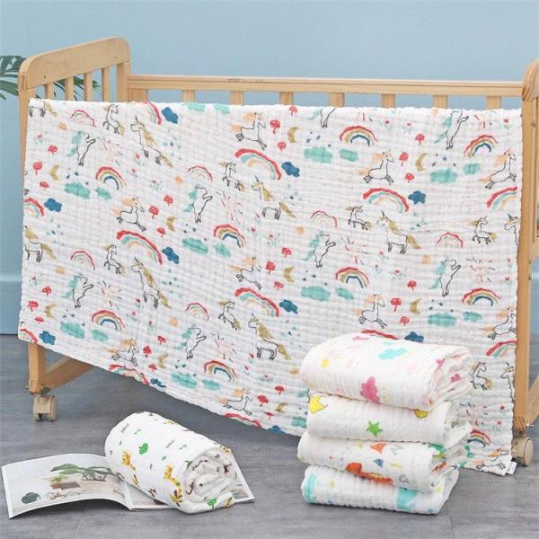 ■ 品名：ベビー用ブランケット■ 素材：ガーゼ■ カラー：全7色■ サイズ：105*110cmeiikobigの検索キーワード：ベビーケット　ガーゼケット　ブランケット　ベビー　赤ちゃん　 出産祝い　おしゃれ　かわいい 吸収 通気 ソフト ...