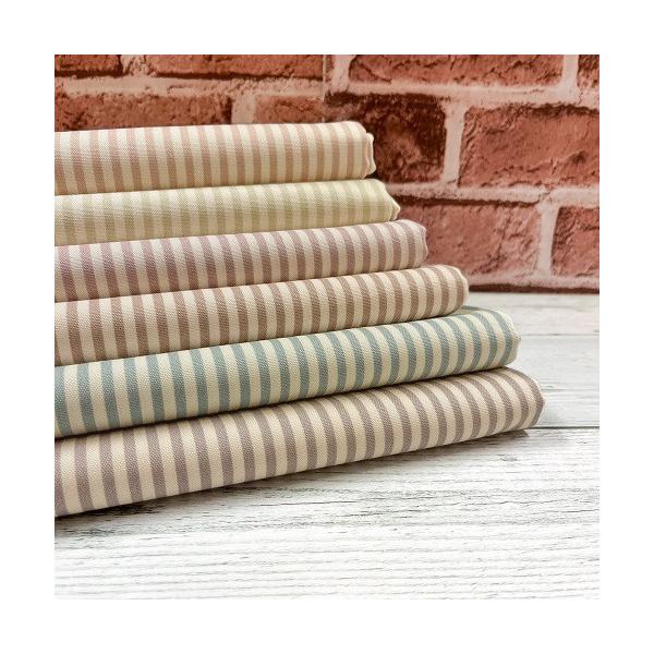 ・商品説明くすみカラーのオックス生地の 細めのストライプ模様が仲間入りしました。落ち着いた色合いの6色展開で 綿100％、日本製です。多少の透け感はありますが、程よいハリがあり 扱いやすい生地なので 入園入学のアイテムはもちろん インテリア...