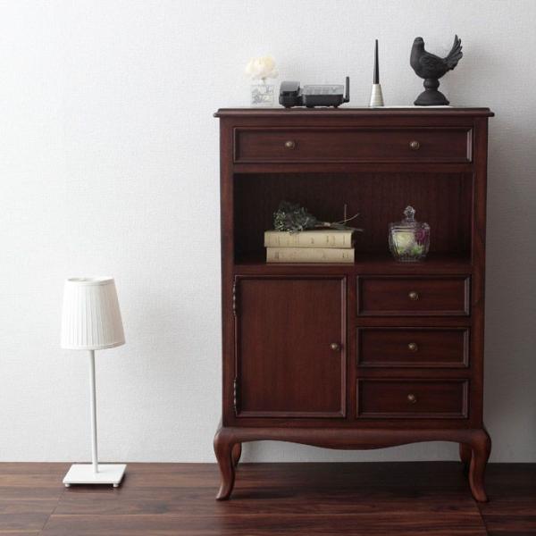 FAX台 アンティーク調 おしゃれ 電話台