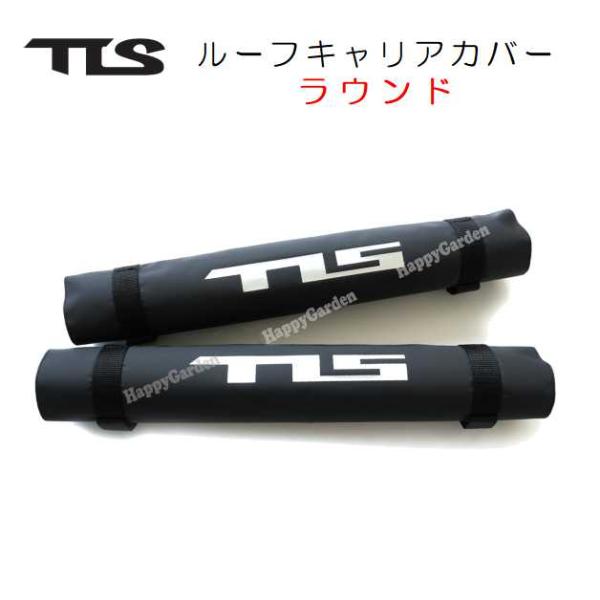 ツールス ルーフキャリアカバー ラックパッド ラウンド スクエアバータイプtools TLS ROUND CAR CARRIER COVERキャリア前後共用２本セット【外寸サイズ（目安）】480 × 70mm【カラー】ブラック　ロゴ部シルバ...