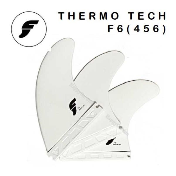フューチャー フィン サーモテック F4FUTURES THERMO TECH F6（456） RETAILPACKmade in U.S.A【タイプ】トライフィン（3枚セット）【カラー】ホワイト【サイズ】ミディアム　推奨体重55−80kg...