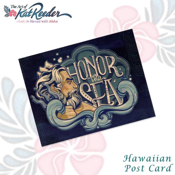 Kat Reeder キャット リーダー/カットリーダーのアート作品がポストカードになりました！大切な方へ送りたいハワイアンポストカードは、オシャレで素敵なものを♪ポストカードは、Kat Reeder キャット リーダー/カットリーダーのア...