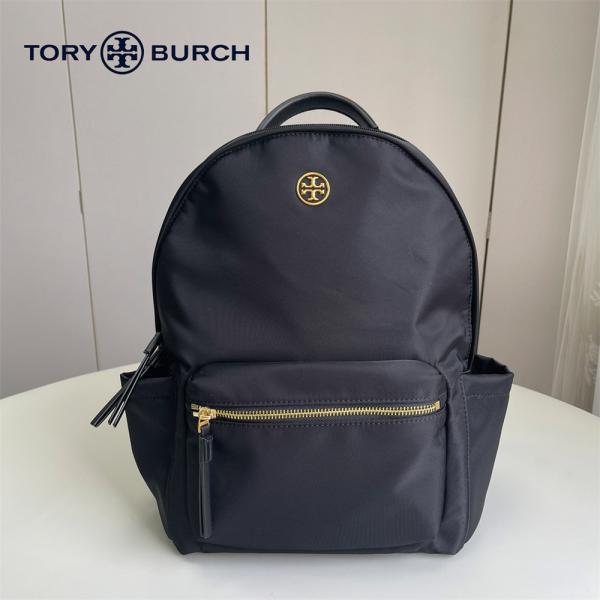 ■ブランド名TORY BURCH トリーバーチ■カラーブラック　カーキ■サイズ：28×38×13cm■素材 / 仕様ナイロン■セット内容バッグ、保存袋★その他★※掲載商品は他店舗でも同時販売しております。その為、ご注文を受付けた場合でも在庫...