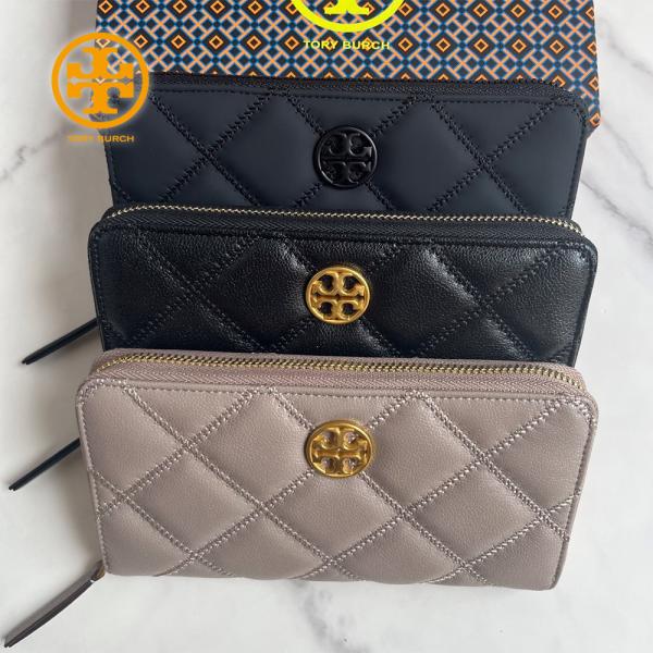 ■ブランド名TORY BURCH トリーバーチ■カラーブラック　ブラックゴールド　グレー■サイズ19.5×10×2cm■素材 / 仕様レザー■セット内容：財布、ボックス★その他★※掲載商品は他店舗でも同時販売しております。その為、ご注文を受...