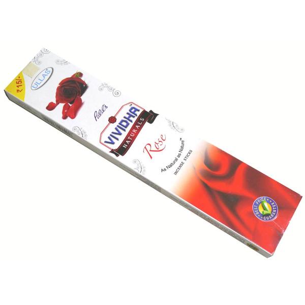 【ネコポス便配送選択可能です/3箱毎に送料1通分が掛かります】ザ！薔薇の香りです。濃くも無く薄くも無く良い感じに香ります。長さ：約22ｃｍ内容量：約18本生産国：インド