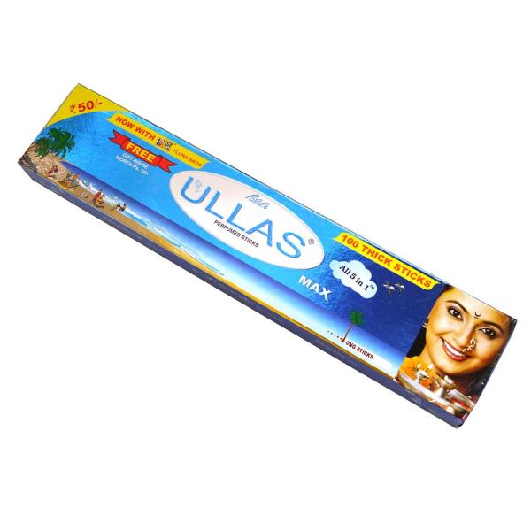 【こちらの商品はネコポス便不可商品となります。】5種類のお香が100本入っているお楽しみパックです！ローズやフローラル系マサラ、ラムネのようなクール系などなど。たっぷり楽しめます。長さ：約22ｃｍ内容量：約100本生産国：インド