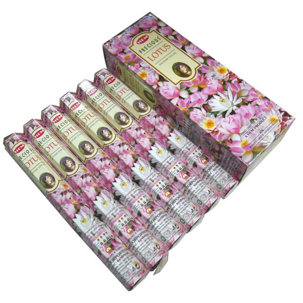 【発売日：2022年08月24日】【6箱セット!ネコポス便配送選択で送料無料/こちらの商品のみ送料無料となります】インド香でもポピュラーなロータス（蓮の花）の香り。 蓮の花の柔らかで上品な香り。通常のロータスよりフローラル感が強く女性的な香...