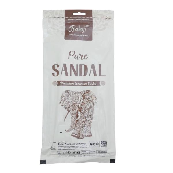 【発売日：2025年10月21日】【ネコポス便配送選択可能です/6袋毎に送料1通分が掛かります】高級ブランド『バラジ』のプレミアムインセンスシリーズです。全部で13種類の香りをライナップ。PURE SANDALは濃厚こってりサンダルウッドの...
