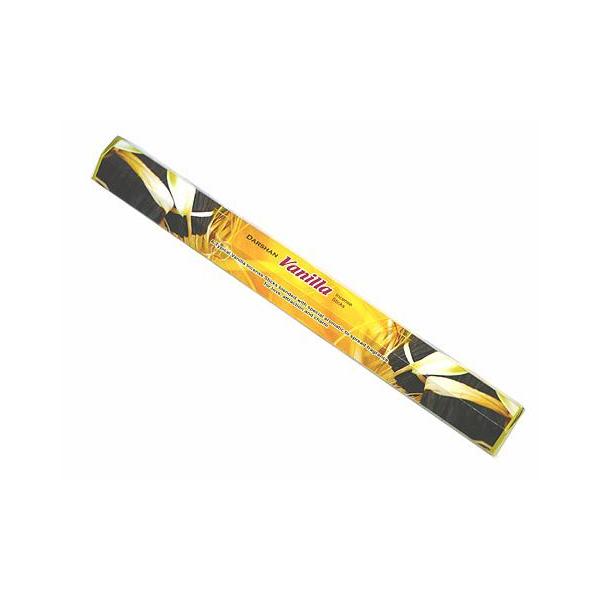 【ポスト投函配送選択可能です/6箱毎に送料1通分が掛かります】なかなか忠実に再現されているバニラです。甘すぎずバニラビーンズの香りがいい感じです。長さ：約24ｃｍ内容量：約20本生産国：インド※ポスト投函可能の配送方法は代引き、日時指定が出...