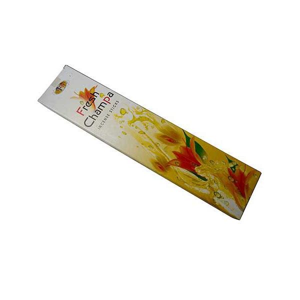 【ポスト投函便配送選択で3箱毎送料195円】定番チャンパの花の香り。酸味は押さえられており、甘みがほんのり香ります。長さ：約23cm内容量：22ｇ/約16本前後生産国：インド