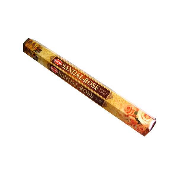 【ポスト投函配送選択可能です/6箱毎に送料1通分が掛かります】個人的にはナイスな掛け合わせです。サンダルとローズが好きな方は是非お試し下さい。サンダルが強めですが、かなりいい組み合わせです。長さ：約24ｃｍ内容量：約20本生産国：インド※ポ...