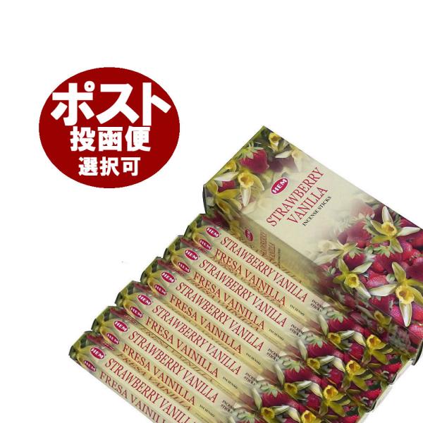 まさに最高の組み合わせです！いままでバニラとストロベリーを合わせ焚きしていた方にもオススメ！配合も絶妙でどちらもうまい具合にミックスされており甘くてとてもいい香りです。★こちらのお香は同じ香りの6箱セットです！★長さ：約24ｃｍ内容量：約2...