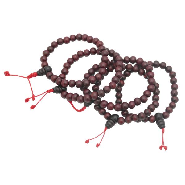 【ポスト投函便配送選択可能です】コパン寺院のオフィシャルな数珠(マーラ)になります。略式のタイプなのでブレスレットとしてもご使用頂けます。2025年12月に寺院内にて仕入全品を祈祷して気を入れていただきました。赤茶のような落ち着いた色合いで...