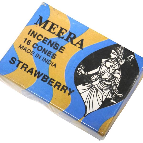 【ポスト投函配送選択可能です/6箱毎に送料1通分が掛かります】ミーラ姫が描かれたパッケージで有名なミーラ香です。めちゃめちゃ手作り感炸裂のインド香で、香りの種類も多く、このお香じゃなきゃという熱狂的なミーラファンもいらっしゃいます。豊富な香...