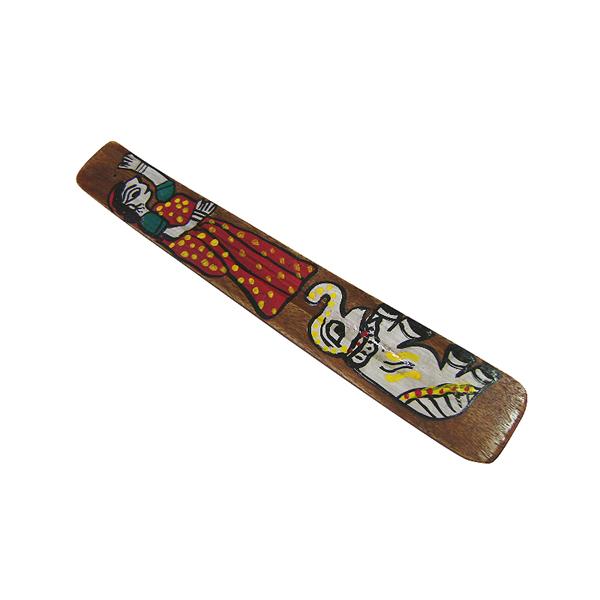 ミティラアートは、ネパール/ジャナクプールの、女性の間で伝統的に受け継がれてきたハンドペイントで、物語や生活に根付いた独特のアートが魅力です。当店ではミティラアートの書き手の方に直接オーダーして書いて頂いております。全6柄！サイズ：長さ約2...