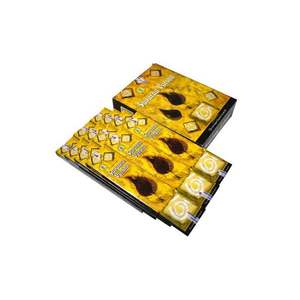 どうやらシャンカーズの高級ラインのようで、価格はちょっと高いです。ですが価格に見合った樹脂系の甘く芳しい香りのマサラ香こちらはややコクがあり大人な香り。★こちらのお香は同じ香りの12箱セットです！★長さ：約23ｃｍ内容量：約12本×12箱生...