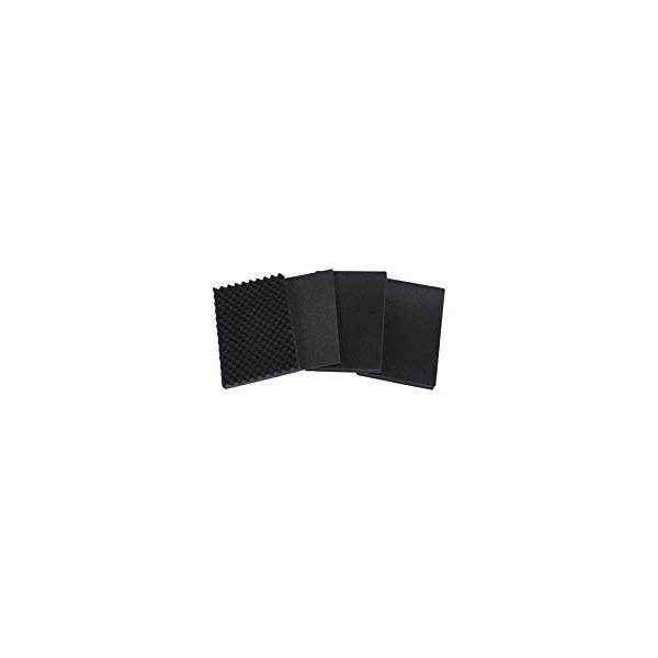 TAK13ML用ブラック/380×265×45/TAK13KML・Style:TAK13ML用PatternName:蓋側1枚、本体側3枚(切れ目入り)・パッケージ個数:1・蓋側波型ウレタンサイズ間口×奥行×高さ(mm):380×265×4...