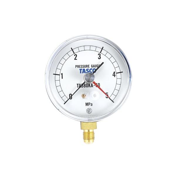 圧力目盛:0~5MPa-/75φ/TA148AF-250・Size:75φStyle:圧力目盛:0~5MPa・パッケージ個数:1・圧力目盛:0~5 MPa・圧力計径:75φ・接続口:1/4フレア・型番:TA148AF-250・※撮影環境上、...
