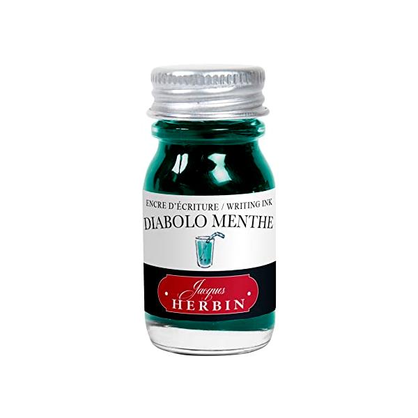 10mlミントグリーン/10ミリリットル (x 1)/11533T・Color:ミントグリーンStyle:10ml・パッケージ個数:1・容量:10ml・ガラスボトル入り・吸入式万年筆、つけペン用
