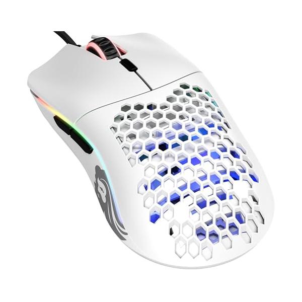 Oホワイト/Model O/GO-WHITE・Color:ホワイトSize:Model OStyle:O・パッケージ個数:1・サイズとスタイル： ゲーミング用両手対応軽量マウス。スピード、コントロール、快適性を追求し、最適な重量と高い耐久性...
