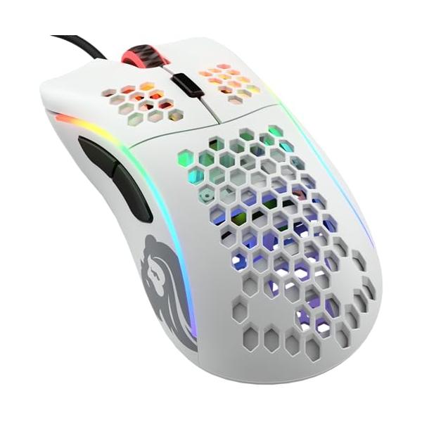 Dマットホワイト/Model D/GD-WHITE・Size:Model DColor:マットホワイト・パッケージ個数:1・サイズとスタイル： 人間工学に基づくゲーミング用軽量マウス。スピード、コントロール、快適性を追求し、最適な重量と高い...