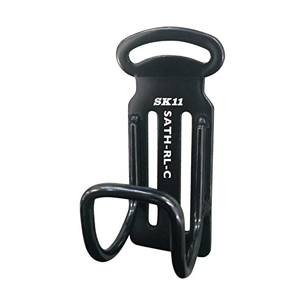 ラチェットレンチブラック/-/SATH-RL-C・パッケージ個数:1・用途:ベルトに装着して工具などの吊り下げ・特徴1:軽量なアルミ製ホルダー使用・特徴2:ラチェットレンチなどの携帯に便利・色:ブラック・ホルダー:アルミ