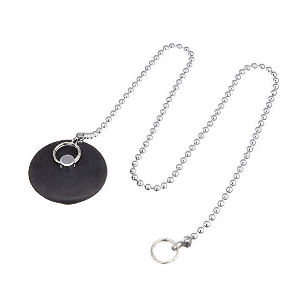 ブラック/取付寸法：40〜43ｍｍ/PH27-43・Size:取付寸法：40〜43ｍｍ・パッケージ個数:1・バス用のW式ゴム栓です。・排水口上部と内側に密着し、水を止めます。・ゴム栓の下部が排水口に良く密着し、水を止めます。・※排水口上側か...