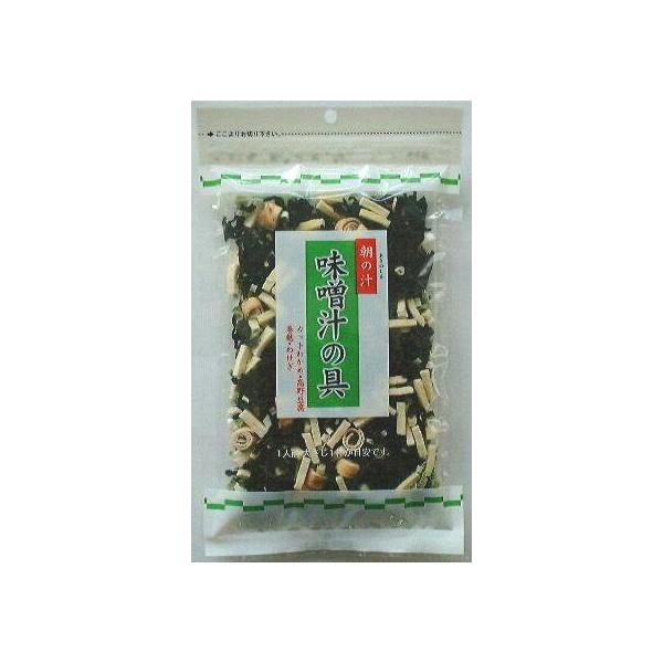 0303006　味噌汁の具　朝の汁　40g×20袋簡単に出来る味噌汁の具材です。わかめ、凍り豆腐、巻き麩、わけぎなど風味を大切に仕上げました。味噌汁にそのまま入れてお召し上がり下さい。内容量 40g(1個あたり)サイズ 225×150×20...