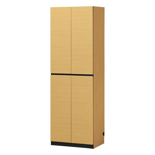 ■サイズ：幅600×奥行416×高さ1800mm■素材：【本体素材】プリント紙化粧繊維板：【表面素材】プリント紙化粧繊維板：【特殊加工】扉：木口ラッピング■注意事項：組み立て家具（お客様組み立て）■耐荷重 ：【移動棚】10kg[関連ワード]...