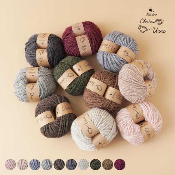 商品名：チャティメランジ極太太さ：極太形状：25g(約34m)品質：アクリル60%、ウール40%使用針：棒針10〜11号、かぎ針8/0号標準ゲージ：14目18段前後(メリヤス編み)Made in chinaブランド：Knitworm Cha...