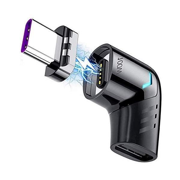 お手持ちのType-CケーブルをL字型、マグネットコネクタにできる変換アダプタです。マグネットで着脱が簡単、L字型で取り回しが楽で操作しながらの充電でも邪魔になりません。PD規格対応で最大100W出力対応、対応のPCやスマホで急速充電が可能...