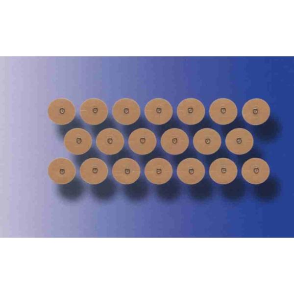 ☆　円皮針Ｂは、ステンレス製の円皮針にテープをセットしています。☆　寸法表示は、針の太さ／針の長さ／リングの径の順となります。　　　・極小（太さ0.22mm×長さ1.10mm×リング径2.00mm）　　　・小（太さ0.22mm×長さ1.35...