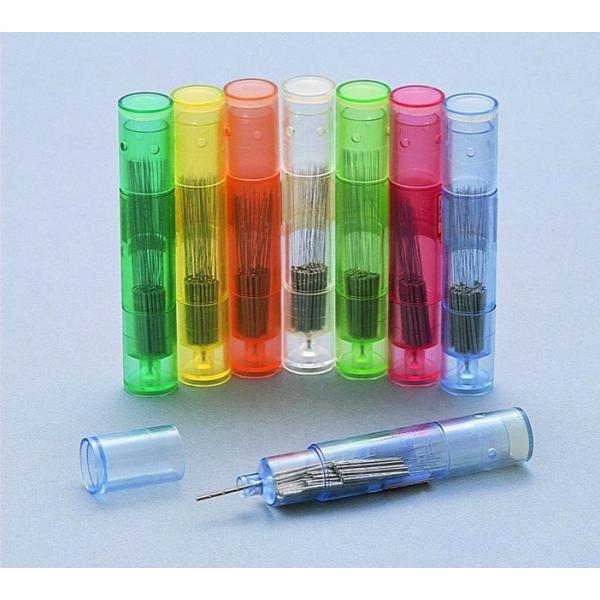 ☆　オートクレーブで滅菌消毒の際は龍頭側のキャップを外し、　　　針先側に空いている 穴を合わせガーゼ等で包んでから、　　　滅菌してください。 ☆　色は、緑・黄色・オレンジ・透明・黄緑・赤・青 の7色。 ☆　本商品は「青」となります。※　ネコ...