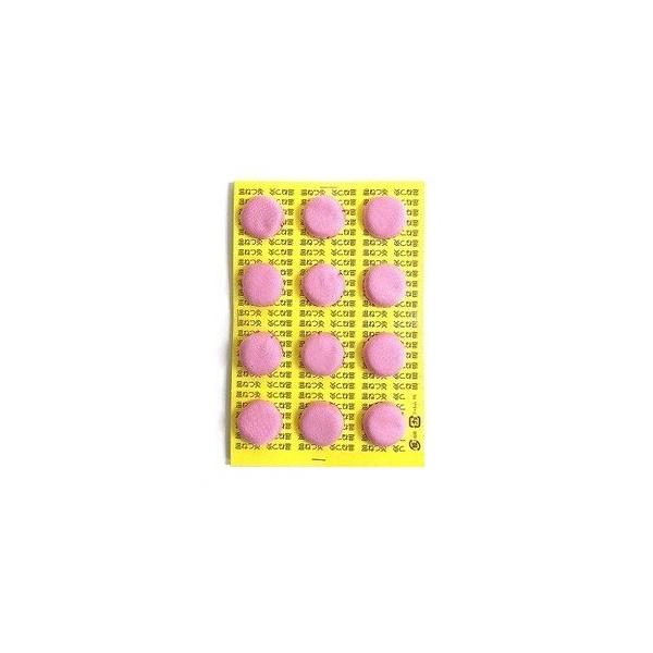 ☆　電子温ねつ灸用の交換キャップです（にんにく成分入）。☆　本商品は、画像左側（ピンク色）となります。　　画像右側のもぐさキャップ（緑色）は付属しません。☆　１２個入。ビニール袋包装。