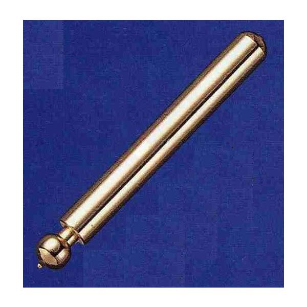 ☆　全長５０mm、宝珠部５mm　☆　てい鍼や小児鍼としてご使用いただけます。☆　「先あり」とは球状部分の先端に刺激を与える突起があります。※　本商品は、「先あり」です（画像は「先あり」）。