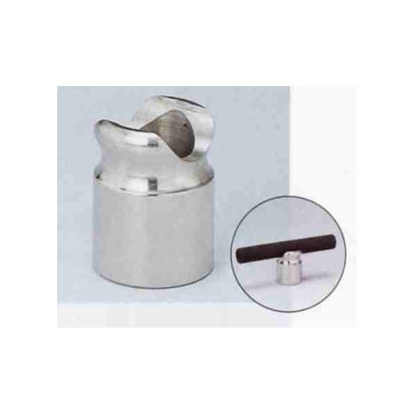 ☆　金属製で上部には棒灸が置けるように切込みがあります。☆　直径28mm×高さ36mm、重さ100ｇ