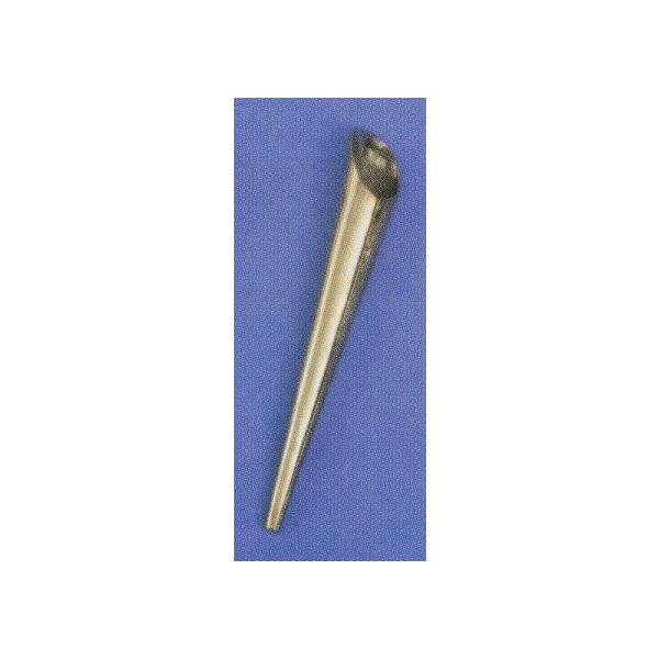 ☆　気脈の調整に使用します。☆　長さは約100mm。 ☆　材質は、銀・銅の２種類。☆　本商品は、画像右側の銅製となります。