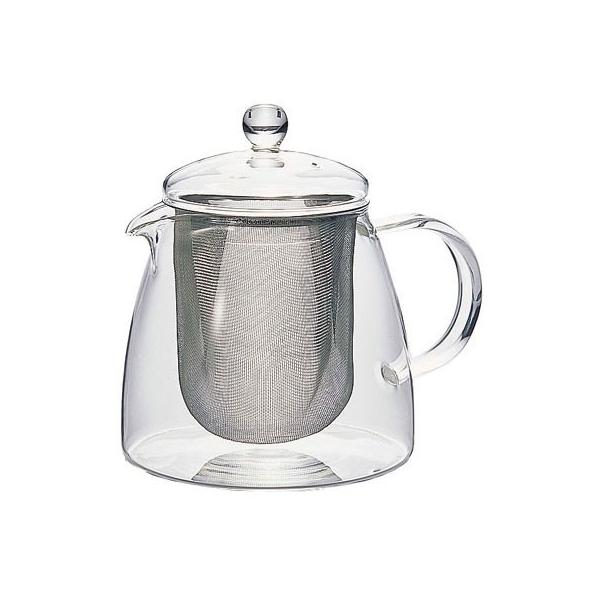 日本茶、中国茶、紅茶やハーブティーとお茶の種類を問わず使えるデザインです。 茶漉しを外せば電子レンジＯＫ  サイズ(mm)：　幅 165 × 奥行 123 × 高 151mm 　口径 82mm  重量 400g 実用容量 700ml　満水容...