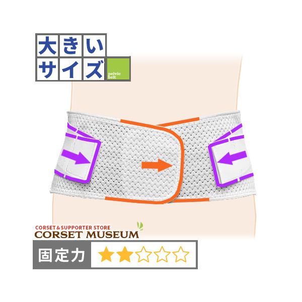 大きいサイズの腰痛ベルトマックスベルトme1■商品概要マックスベルトme1は、安くて作りの良い医療用の腰痛ベルトです。柔らかいメッシュを基本にして、V字カットで腰と骨盤に適合します。補強ベルトは、骨盤部分を適度に固定強化して、腰痛を防止しま...