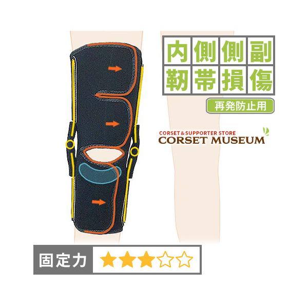 内側側副靭帯損傷《再発防止用》の膝サポーターニーケアー・OA1■商品概要膝下のぐらつき、膝の左右へのブレをしっかりおさえる膝サポーターです。内側側副靭帯損傷の再負傷防止にもお使いいただけます。膝前面と膝裏の伸縮率が異なっており、曲げ伸ばしし...