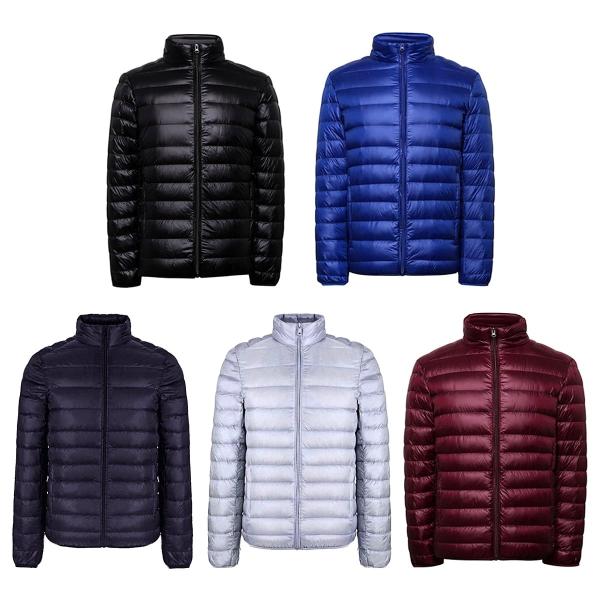 【 Men's Ultra Light White Duck Down Slim Jacket】サラッと羽織れるスリムなダウンジャケットが一枚あればその日のコーデは決まり!ボリューミーなホワイトダックダウンで熱を逃さず寒い季節も大丈夫、なの...