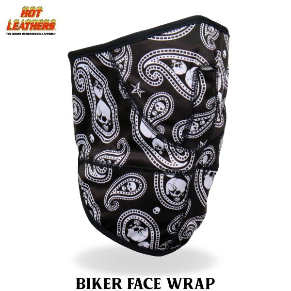 【 HOTLEATHERS Paisley Skull Face Wrap 】米国のバイカー専門アパレルブランド「ホットレザー」裏地がメッシュのフェイスラップ軽量でユニセックス、フリーサイズですので男女共にご利用可能。冬場、または山間部地方...