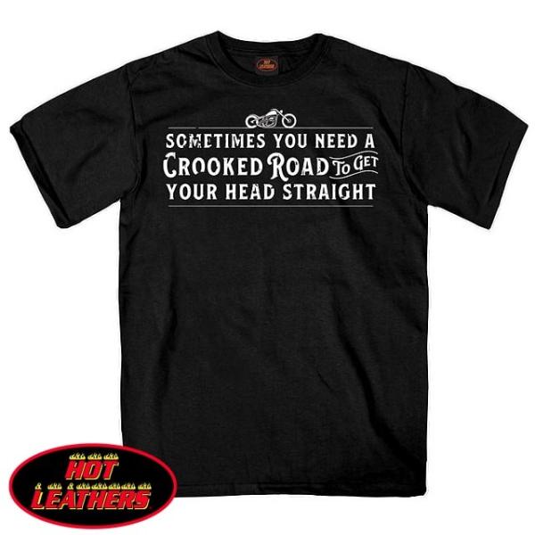 【HOTLEATHERS Men's T-Shirt】ピッタリサイズで一枚で着ても良し、少し大きめサイズを選んでロンTと一緒に重ね着にしても良しのプリントメンズ半袖Tシャツ!【オリジナルアートワーク】[SOMETIMES YOU NEED ...