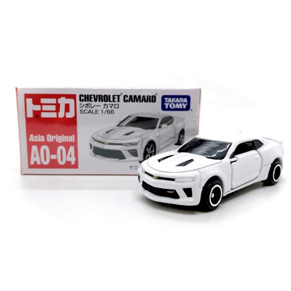 【商品説明】中国や香港などのアジア圏のみで販売されているアジアオリジナルのトミカ。ホワイトカラーがクールなシボレーの人気スポーツカーカマロの海外限定仕様です（AO-04）です。国内では中々入手できない日本未発売品です。■メーカー：Takar...