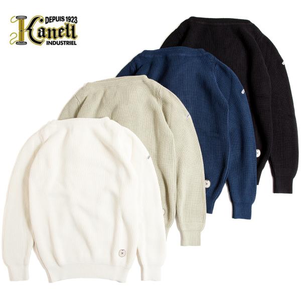 ■ブランド説明フランス北西部に位置するブルターニュ最古のマリンボーダーメーカーKanell（カネル）。Pierre Brestが複数のアパレルメーカーのセールスマンを続ける傍ら、Kanell Industrielという個人会社を立ち上げ、マ...