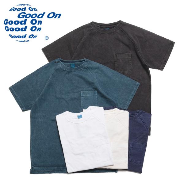 ■ブランド説明Good Onの製作は1995年にスタート。肌に優しく強い高品質のアメリカ綿を使用し身体に馴染むパターン、長く着る為の強度有る縫製、 後染めでの縮率を考慮し一番良い型になる様計算されたサイズスペック。9種のアメリカ綿で織った ...