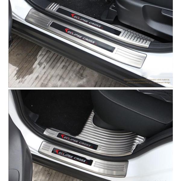 商品説明◆対応車種：ミツビシ　エクリプスクロス　◆対応年式：2018年3月~◆素材：ステンレス◆取付方法：両面テープ施工済み◆カラー：ブラック、シルバー二色選択可