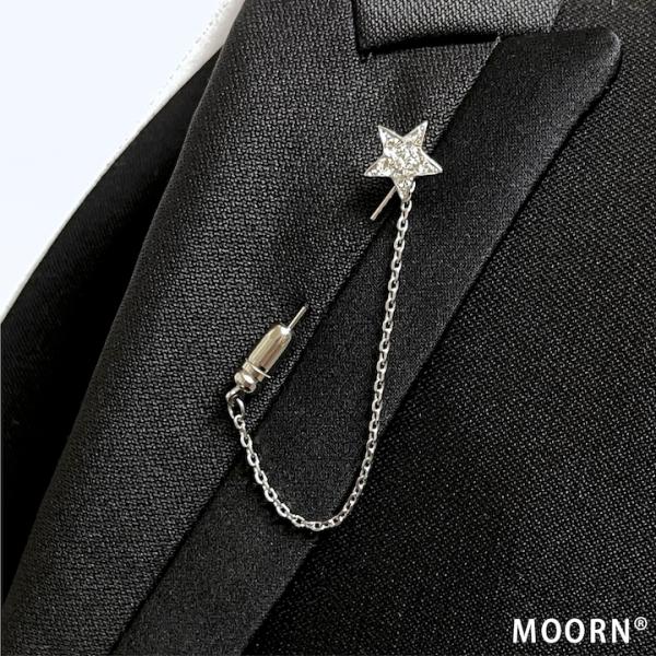 ラペルピンは、エレガントスタイルとの相性抜群。結婚式のスーツ、パーティースーツ、ホストスーツ、発表会などのイベント衣装など、幅広くお使いいただけます。男性はもちろん、女性の方やお子様にもオススメのデザインです。【商品名】ラペルピン(星)【サ...